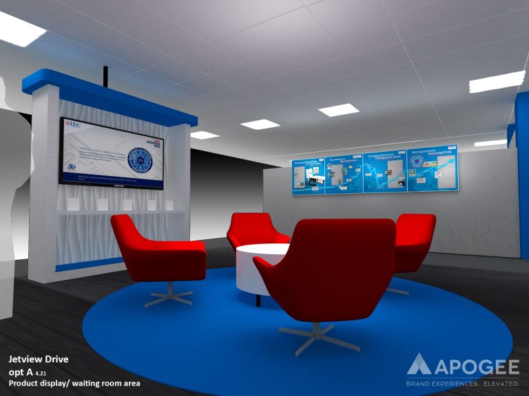 Branded Environments &Corporate Interior Design | Apogee Exhibits